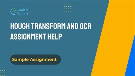 How Codersarts Can Help With Hough Transform And Ocr Codersarts