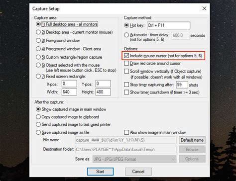 How To Take A Screenshot With A Visible Mouse Cursor In Windows 10 Thefastcode