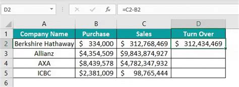 Excel Minus Formula How To Subtract Step By Step Examples