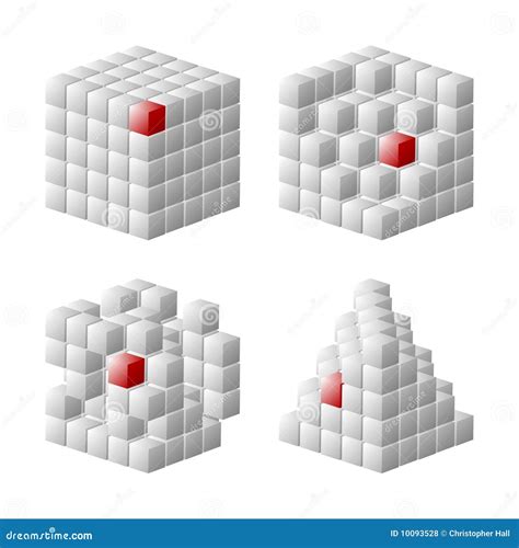 Cube Designs Stock Vector Illustration Of Organization