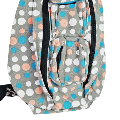Kavu Rope Sling Bag With Polka Dot Pattern Multi Pocket Euc Ebay