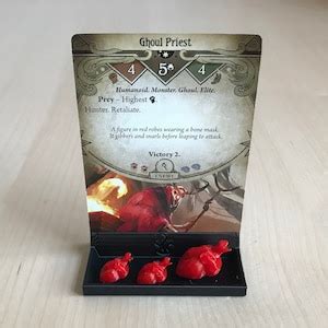 New Hunter And Monster Enemy Stand For Arkham Horror Lcg Etsy