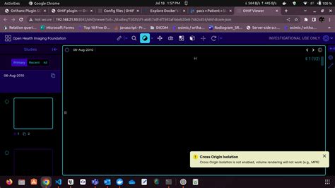 Ohif Inconsistency With Osimisorthanc Images General Orthanc Users