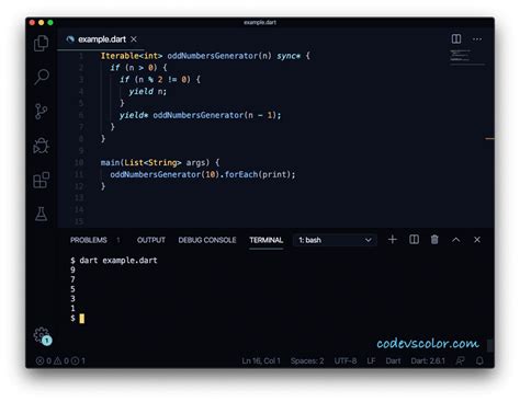 Generators In Dart With Examples Codevscolor