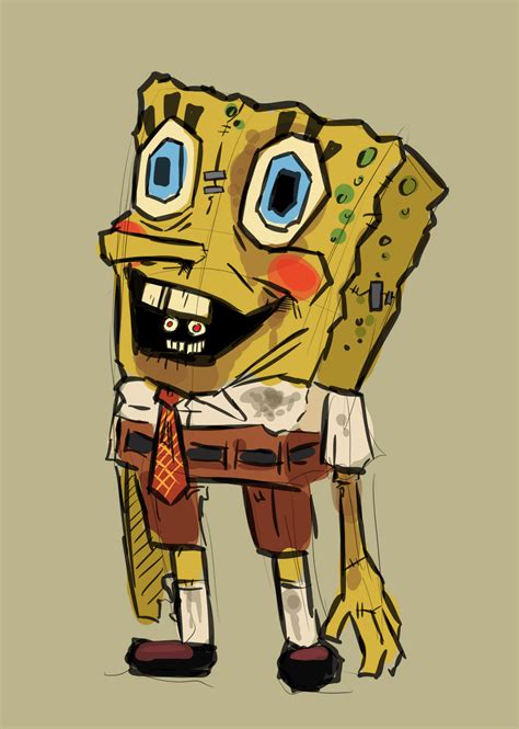 I Am Big Fan Of Spongebob And Fnaf So Heres Some Cursed Stuff From Me
