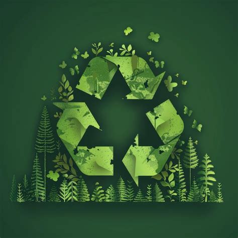 Premium Photo Minimalist Earth Day Theme With Global Conservation Motifs