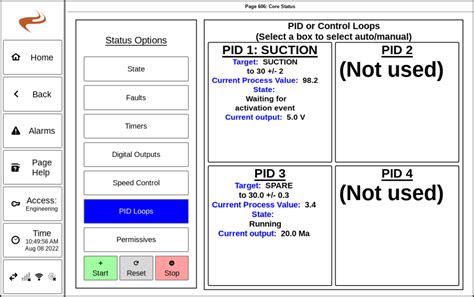 Annunciator Setup Custom PID EMIT Controls