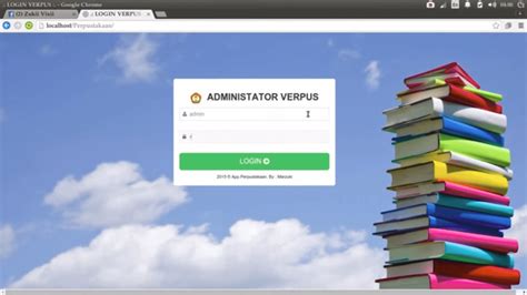 Aplikasi Administrasi Perpustakaan Sekolah Web