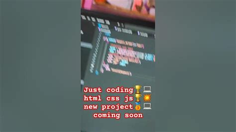 New Project🥉💻 Coming Soon Html Css Js Tranding 🥉🏆shorts 🏆