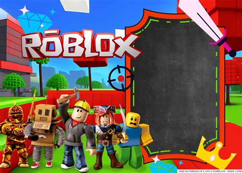 Best 13 Free Roblox Themed Birthday Invitation Templates Artofit