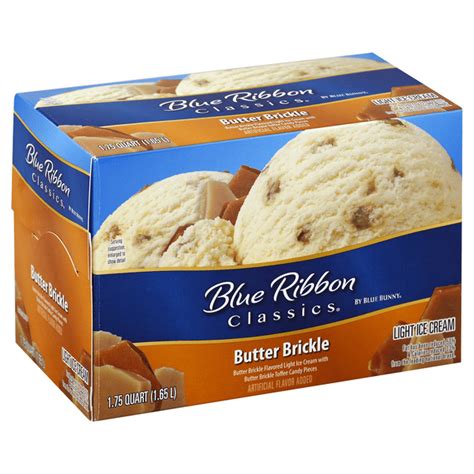 Blue Ribbon Classics Butter Brickle Light Ice Cream Hy Vee Aisles