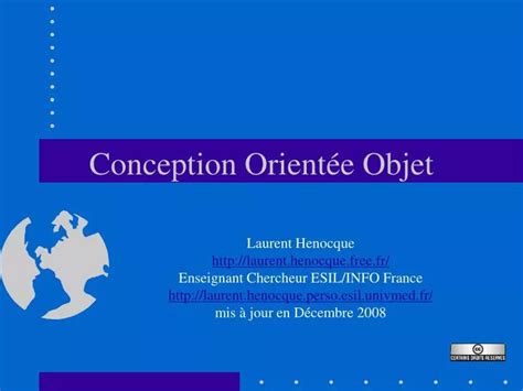 Ppt Conception Orientée Objet Powerpoint Presentation Free Download Id 3696014
