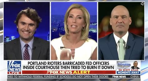 Charlie Kirk Smiling Creepily On Fox News When Discussing Portland