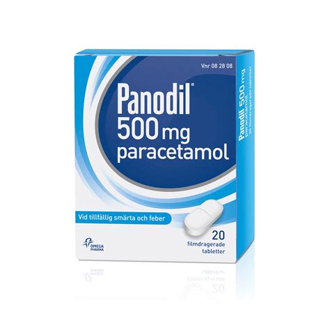 Köp Panodil Filmdragerad Tablett 500 Mg 20 St På