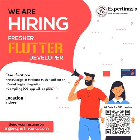 Expertinasia Pvt Ltd On Linkedin Expertinasia Eia Hiring Flutter Flutterdeveloper It
