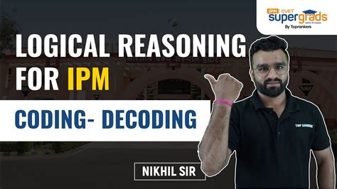 Coding And Decoding Concepts Logical Reasoning For Ipmat 2023 Ipmat