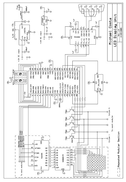 Schematic Diagram Of Led Displays