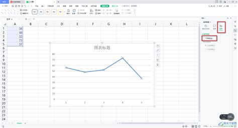怎么用excel折线图做平滑曲线？ Wps表格折线图变成平滑曲线的方法 极光下载站