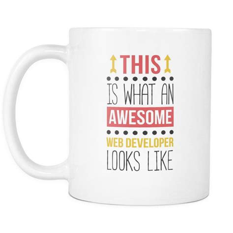 Web Developer Coffee Cup Awesome Web Developer Teelime Unique T