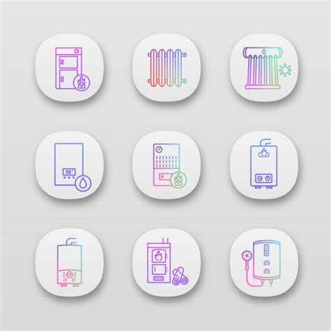 70 Pellet Heating Boiler Stock Illustrations Royalty Free Vector