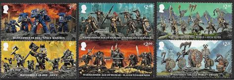 Sg5030 5035 2023 Warhammer Stamp Set
