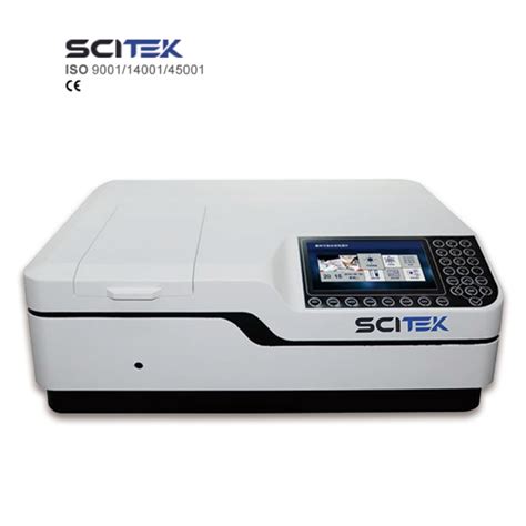 Scitek Uv Vis Spectrophotometer Built In Reference Monitor Wavelength Range 190 1100nm