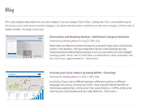 building city directory with local business directory software templatic