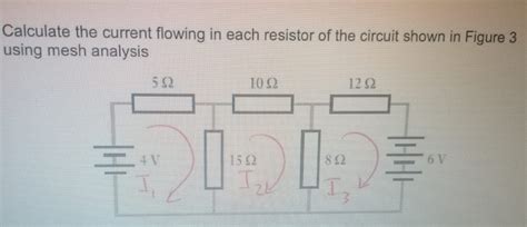 Solved Calculate The Current Flowing In Each Resistor Of The Chegg