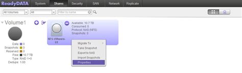 configuring readydata for vmware esxi using nfs netgear support