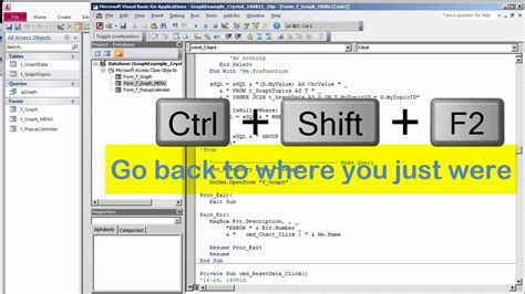 How To Manipulate Graphs In Ms Access Youtube