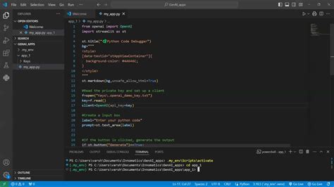 Created Genai Web Application With Openai Key Sai Varshini Darishetty