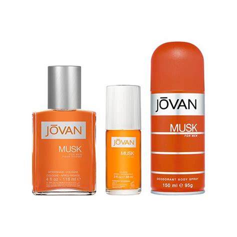 Jovan Musk After Shave 118 Ml Eau De Cologne 88 Ml Body Spray 150