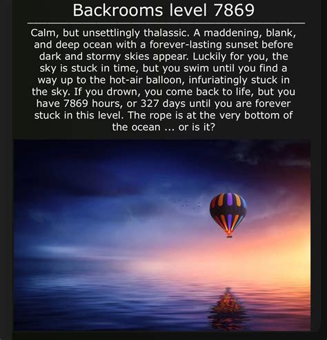 Backrooms Level 7869 Rbackrooms