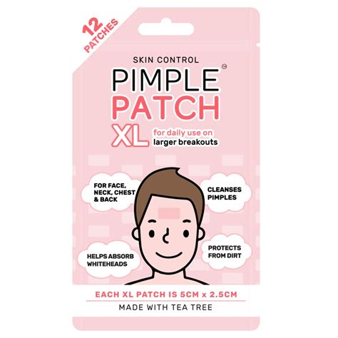 Skin Control Pimple Patch Xl 12 Patches Big W