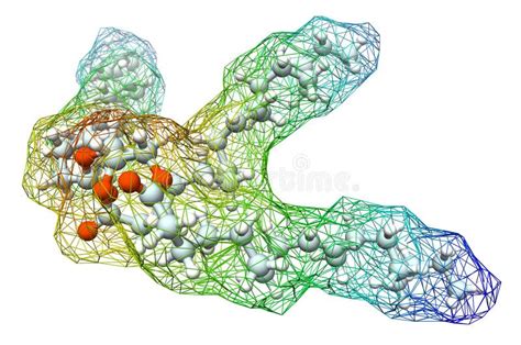 De Molecule Van Het Triglyceride Stock Illustratie Illustration Of Biomedisch Illustratie