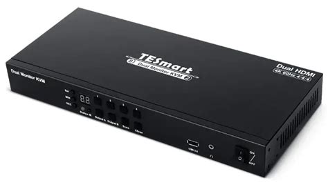 Tesmart Hks0802a1u 4 Port Dual Monitor Hdmi Kvm Switch User Manual
