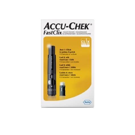 Accu Chek Fastclix Lancing Device Include 6s Lancet Shopee Malaysia