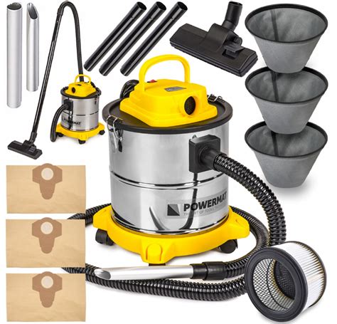 Промисловий будівельний пилосос Powermat PM-ESP-2000 жовтий 2000 Вт 20 ...