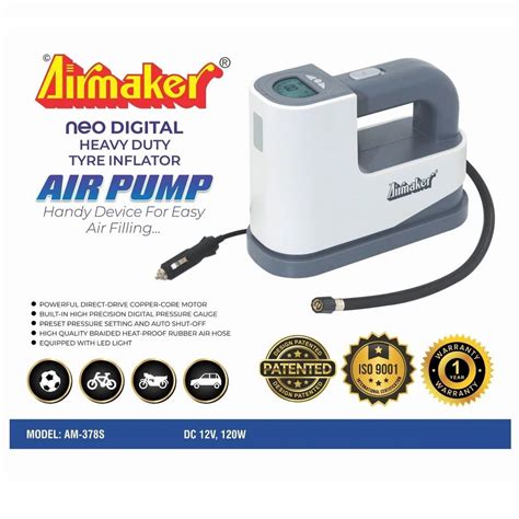 Airmaker Am378s 150 Psi Car Tyre Inflator At ₹ 2999 Piece Car Tyre Inflator In Rajkot Id