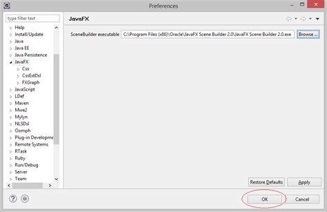 Install Javafx Scene Builder For Eclipse