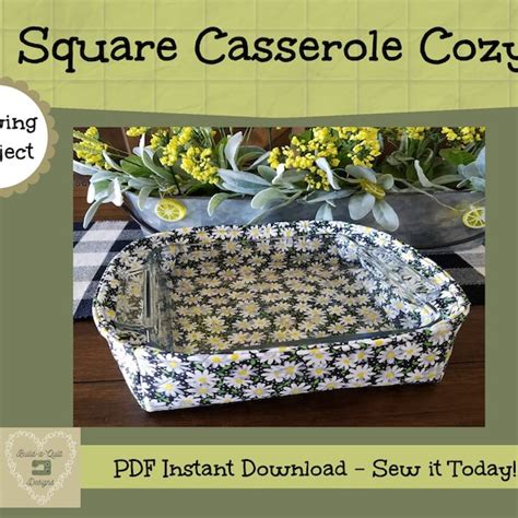 Casserole Cozy Pattern Etsy