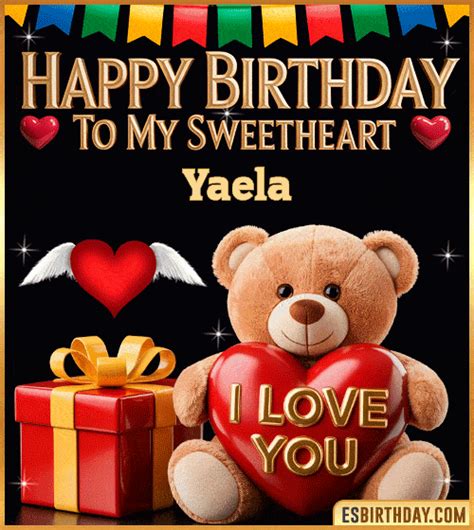 Happy Birthday Yaela  🎂 Animated Images Wishes And Music 【27 S】