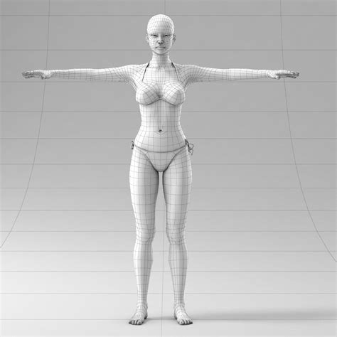 토끼 소녀 아시아 비키니 소녀 알몸 3d 모델 Turbosquid 1651561