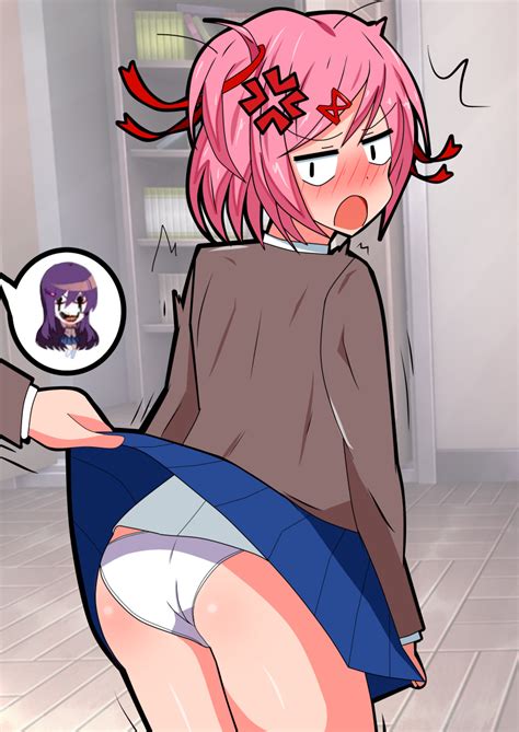 Rule 34 Anger Vein Ass Blue Skirt Doki Doki Literature Club
