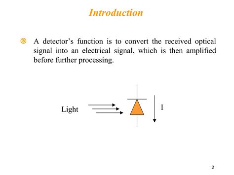 Optical Detectors Principle Types Ppt