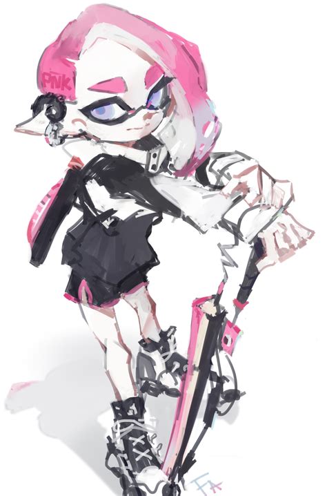 Inkling Player Character And Inkling Girl Splatoon Drawn By Odake Danbooru