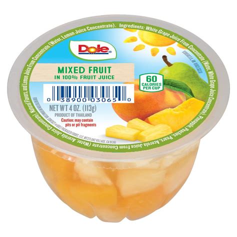 Dole Tropical Fruit Cup Nutrition Facts Besto Blog
