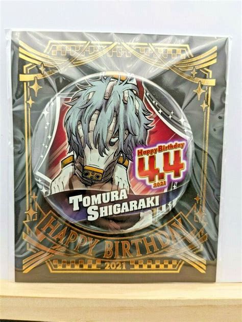 Tomura Shigaraki Birthday Badge Official Jump Shop Limited My Hero