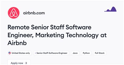 Airbnb Hiring Senior Staff Software Engineer Marketing Technology
