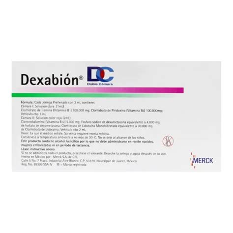 Dexabion Dc Iny 3 Ml Jeringa C3 Solución Inyectable